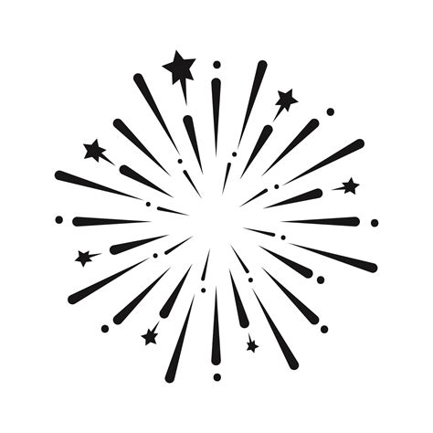 Fireworks Svg Free Printables Stencils Silhouette