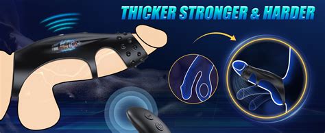 Vibrating Cock Ring Sex Toys Penis Sleeve With Remote
