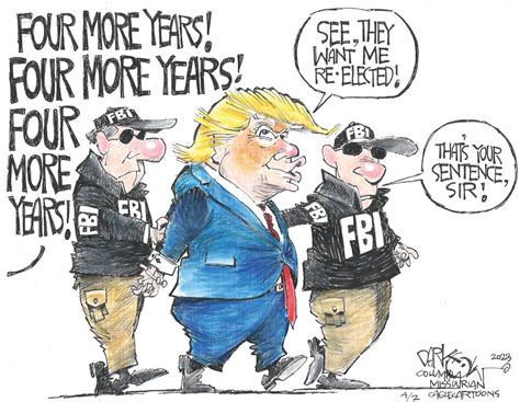 Cartoons Donald Trumps Mug Shot Fingerprints And Orange Jumpsuit