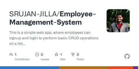 GitHub SRUJAN JILLA Employee Management System This Is A Simple Web