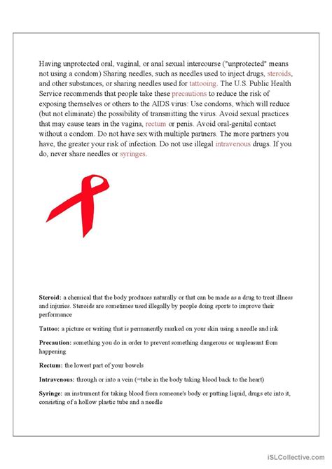 Sexuality Transmitted Diseases A Fu English Esl Worksheets Pdf And Doc
