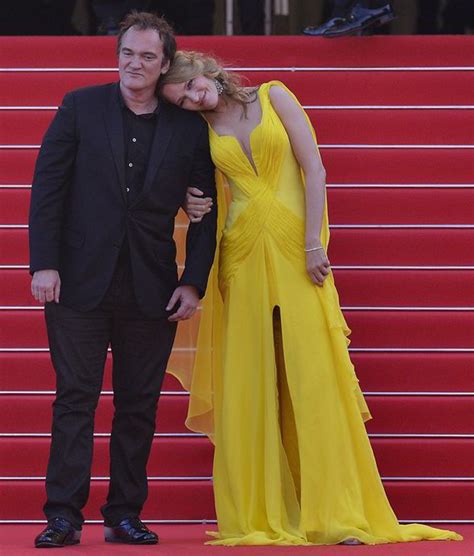 Uma Thurman John Travolta And Quentin Tarantino Unite For Pulp Fiction