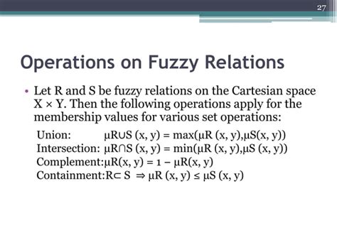 Classical Relations And Fuzzy Relations Pptx
