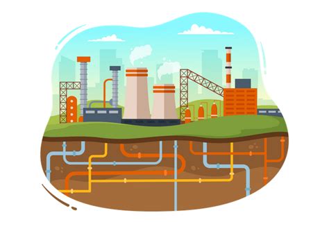 Premium Non Renewable Energy Illustration Pack From Industry Illustrations
