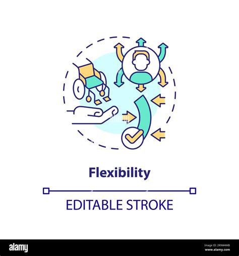 Flexibility Concept Icon Stock Vector Image And Art Alamy