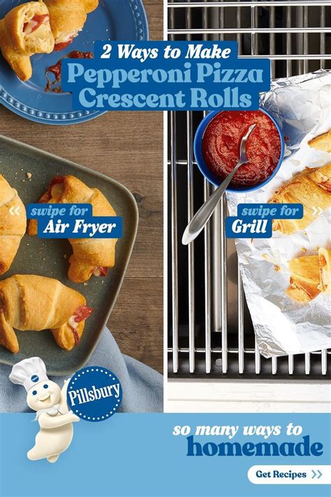 Air Fryer Pepperoni Pizza Crescent Rolls Recipe Crescent Roll Pizza