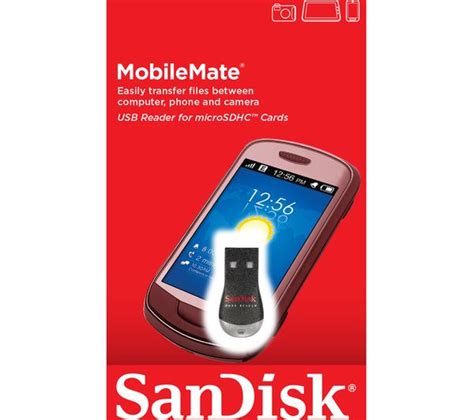 Sandisk Mobilemate Usb Microsd Memory Card Reader Deals Pc World