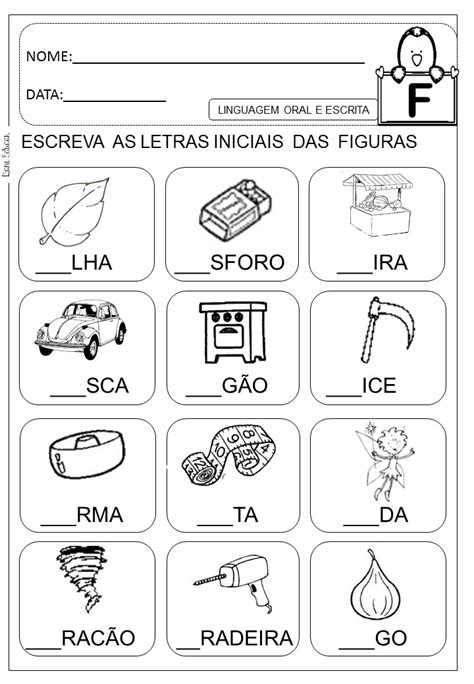 Atividades Da Letra F  De Flor De Flor De Flor  De