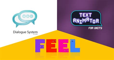 Feel Text Animator Dialogue System Bundle Demo Scene Particles Effects Unity Asset Store