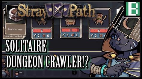 Addicting Roguelike Card Game You Wont Expect Stray Path Dungeon Crawler Solitaire Youtube