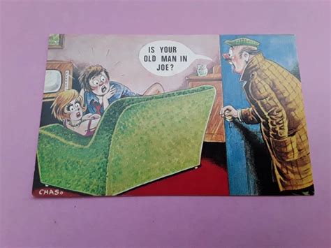 Vintage Saucy Seaside Comic Postcard Bamforth Black Triangle No 540 £2 25 Picclick Uk