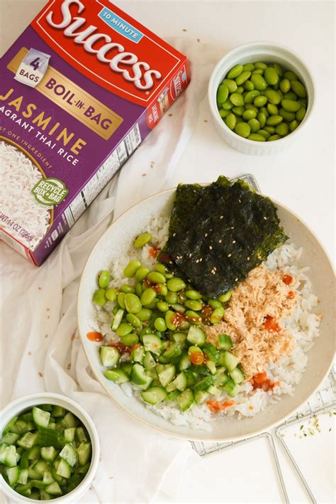 Easy Spicy Mayo Tuna Rice Bowl Recipe Wellness By Kay
