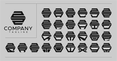 Premium Vector Modern Line Hexagon Letter Zz Z Logo Design