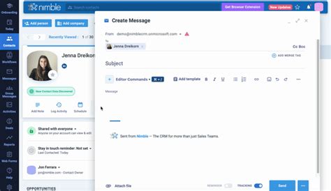nimble launches email scheduling and email drafts to elevate your email