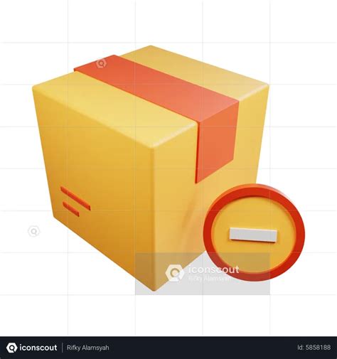 Remove Package 3d Icon Free Download E Commerce And Shopping 3d Icons