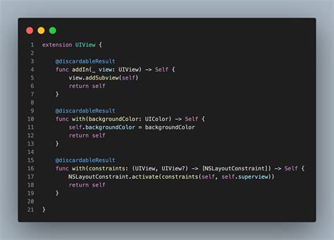 How To Make Uikit Fluent We Are Used To Write Lots Of Code When… By