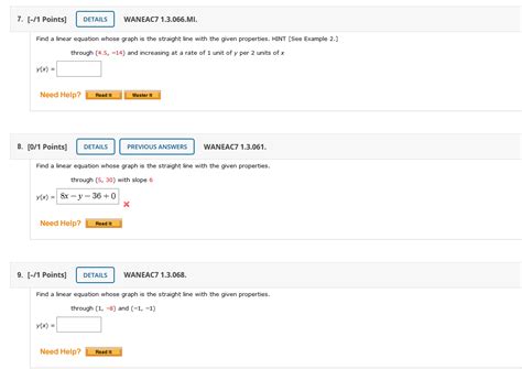 Solved 7 1 Points Details Waneac7 13066mi Find A