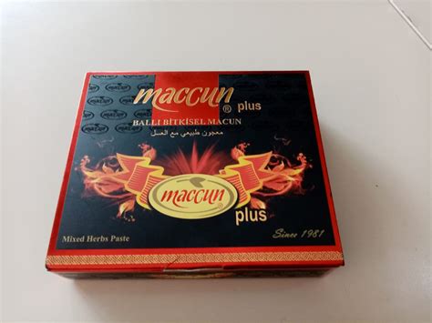 Maccun Plus Sachet Box | Herbal Turkish Majoon Paste