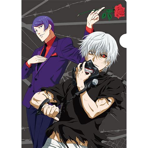 ムービック東京喰種トーキョーグール クリアファイル／金木＆月山 キャラグッズmovic