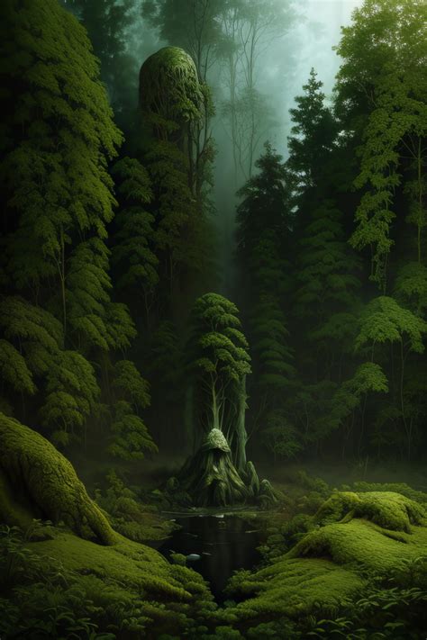 beautiful forest ai generated by janahart on deviantart