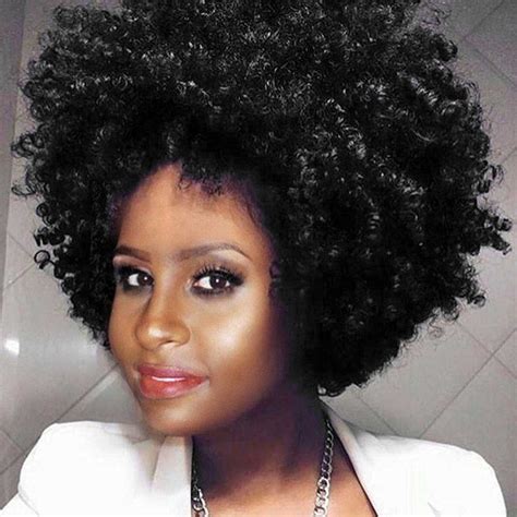 40 Off Short Side Bang Shaggy Afro Curly Synthetic Wig Rosegal