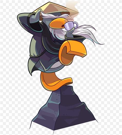 Club Penguin Sensei Wiki Blog Png 591x907px Penguin Art Beak Bird