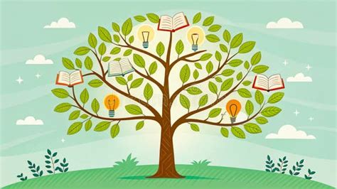 Tree Of Learning Stock Illustration Illustration Of Mind 378941305