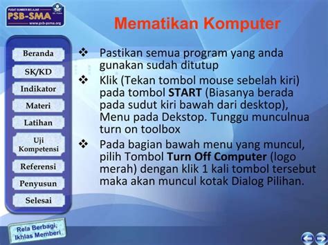 Prosedur Dan Cara Menghidupkan Dan Mematikan Computer PPT