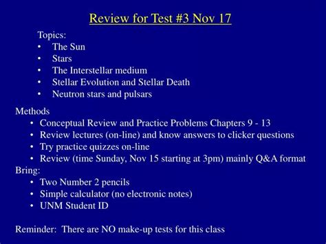 PPT Review For Test Nov PowerPoint Presentation Free Download ID