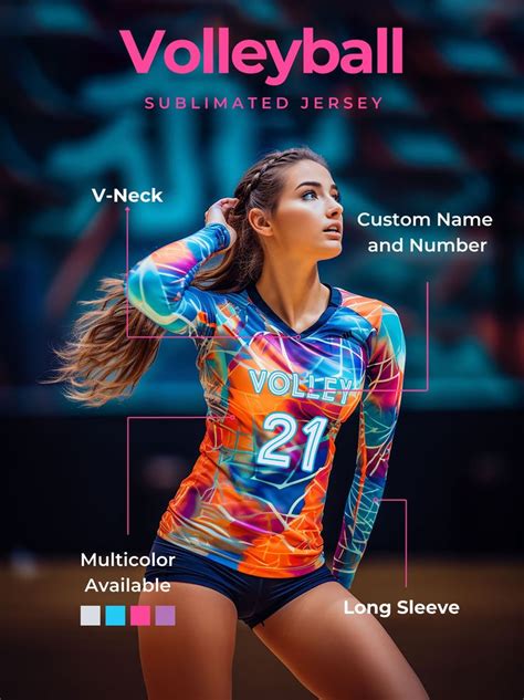 Sublimated Volleyball Jerseys Volleyball Team Jerseys Cute