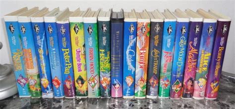 Disney Black Diamond The Classics Clamshell Vhs Complete Set Of 17