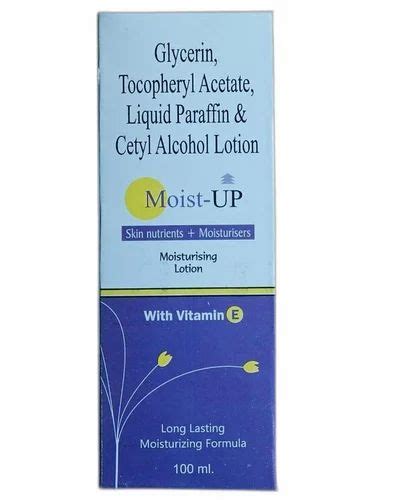 Glycerine Tocopheryl Acetate Liquid Paraffin Cetyl Alcohol Lotion