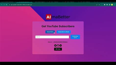 Get Youtube Subscribers Backend Capstone Project Almabetter Youtube