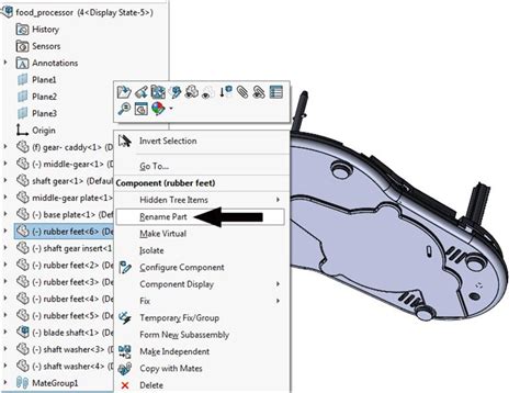 Solidworks Whats New Renaming Components In The Featuremanager
