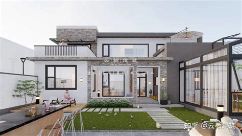 北京延庆丨371㎡带阳光房的现代自建别墅，满满幸福感 知乎