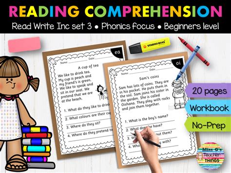Rwi Set Phonics Reading Comprehension Worksheets Boosting Skills And