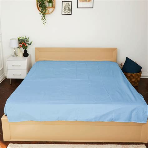 Простынь без резинки Бязь Blue 150*220 см Голубой – фото, отзывы ...