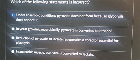 Solved Which Of The Following Statements Is Incorrect Under Chegg