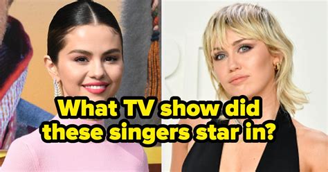 Quiz Can You Match These Singers To The Show Or Movie They Starred In