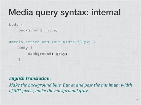 Css3 Using Media Queries To Improve The Web Site Experience