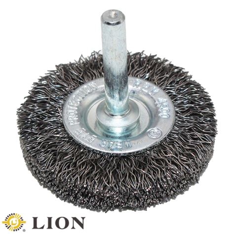 Cepillo Circular De Alambre 6 X 50mm Lewonski