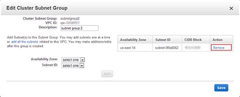 Manage Redshift Cluster Subnet Groups Cloudysave