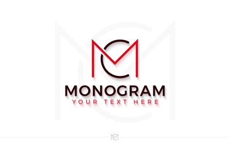 Monogram Mc Logo Design Monogram Logo Templatemonster