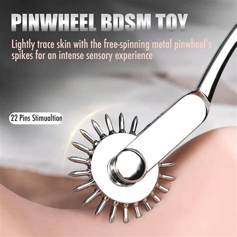 Bdsm Toys Foreplay Pinwheel Sex Toys Stainless Steel Wartenberg Wheel