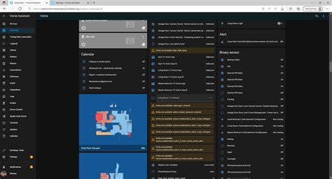 entities showing errors in automatically generated overview dashboard