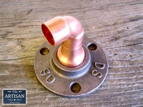 Pipe Furniture 15mm Copper Iron Floor Wall Flange Pipe Mount 3 4 Miss Artisan Ltd
