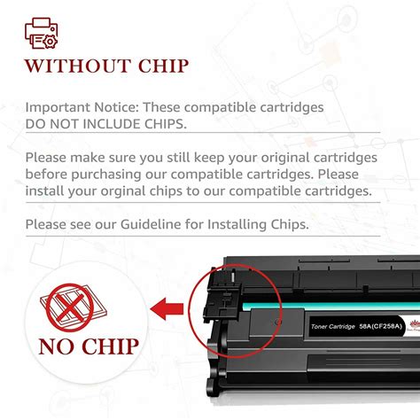 10-Pack Toner Cartridge for HP CF258A No Chip LaserJet M428dw MFP ...