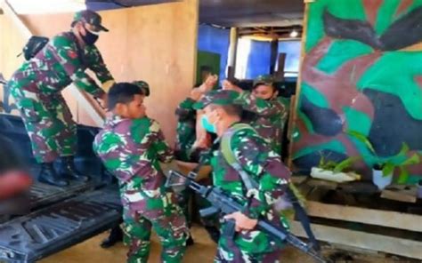 KKB Di Papua Barat Serang Pos TNI 4 Prajurit Gugur 1 Hilang