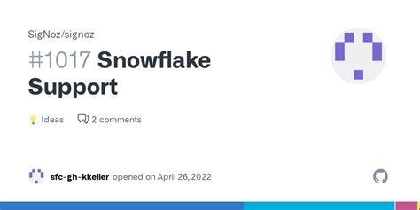 Snowflake Support · Signoz Signoz · Discussion 1017 · Github