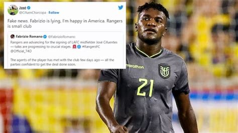 Fabrizio Romano Twitter Account Spreading Fake News Says Jose Cifuentes